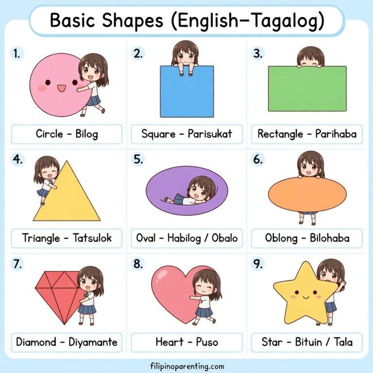 15 Essential Shapes in Tagalog to Master Your Filipino Vocabulary