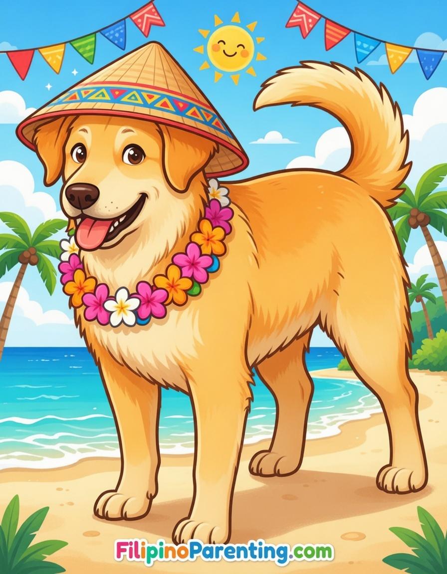 4 Free Aso Coloring Pages (Printable Filipino Dog Designs for Kids ...