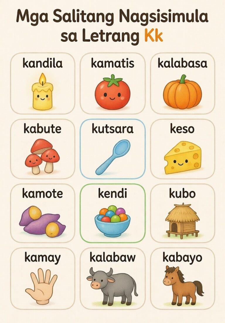 50 Useful Tagalog Words Starting With Letter K (Easy Filipino ...