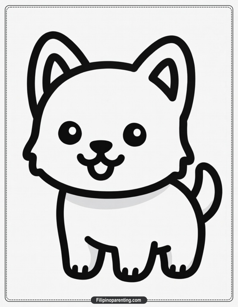 4 Free Aso Coloring Pages (Printable Filipino Dog Designs for Kids ...