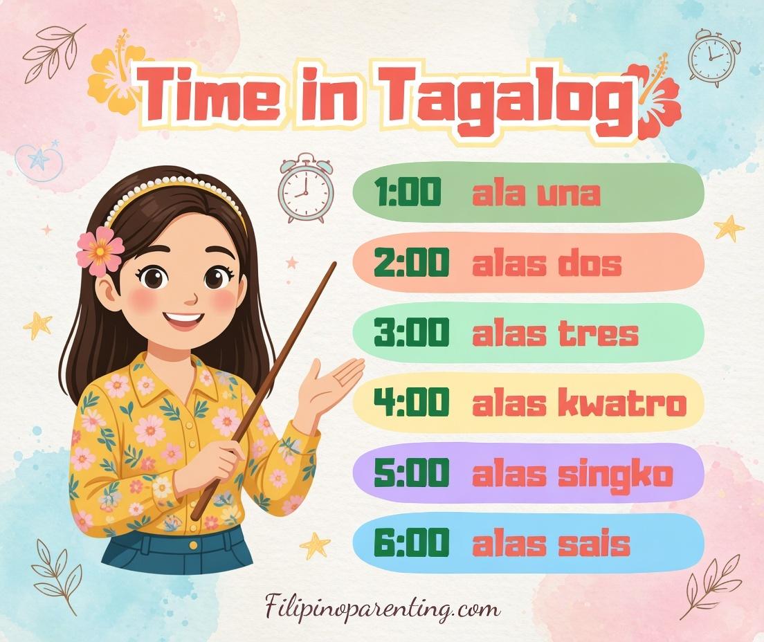 14 Amazing Time in Tagalog Words: Mga Panahon ng Araw, Linggo, Buwan ...